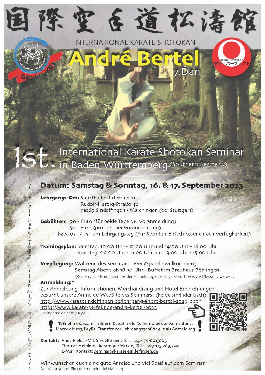 1st. International Karate Shotokan Seminar in BW mit André Bertel – VfL ...
